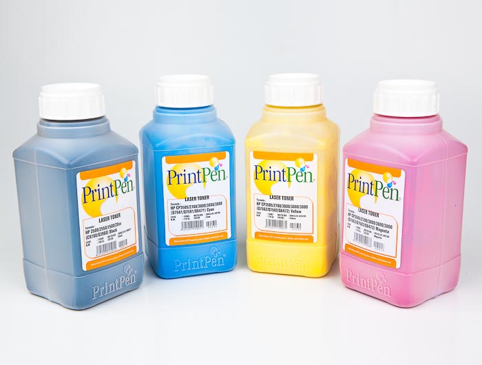 PRINTPEN TONER HP CHEMICAL COLOR Magenta 250Gr. - PrintPen Muadil ...